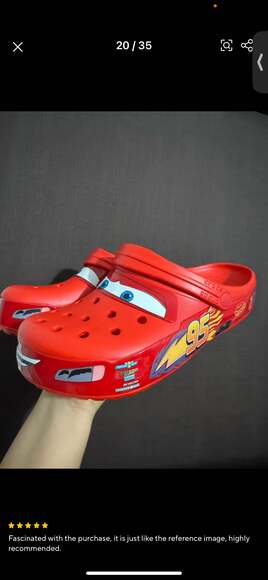 CROCS | Shoes | Crocs Classic Lightning Mcqueen Disney Pixar Clogs ...